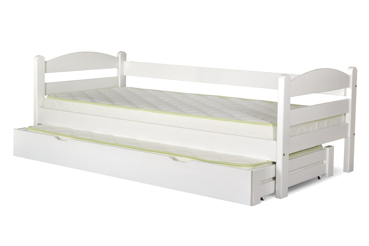 Легло сандвич от масив Софа - бяло ︽ Онлайн на Цена 519,00 лв. - ХОП Мебели