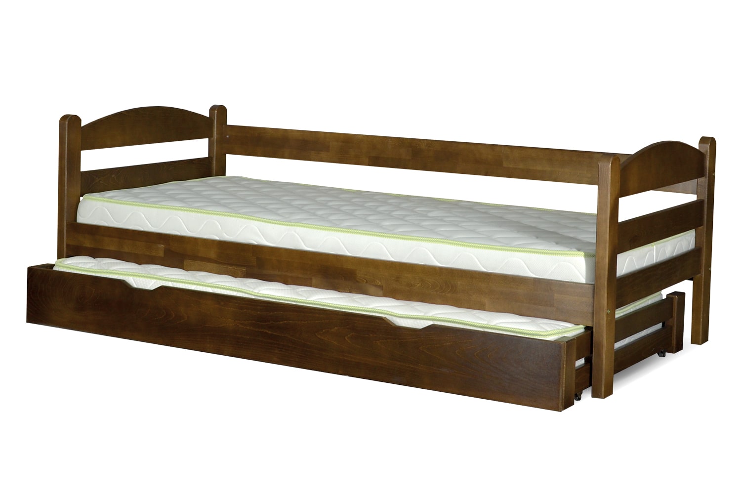 Легло сандвич от масив Софа - орех ︽ Онлайн на Цена 499,00 лв. - ХОП Мебели